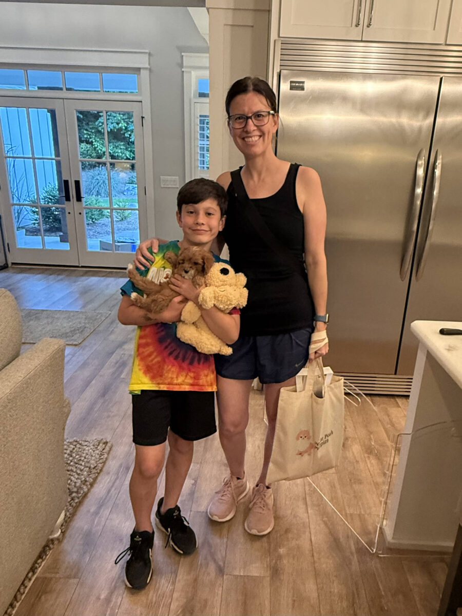 Summer - Teddy Bear Red/White Female Cavapoo Puppy | Petite Posh Puppies